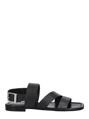 Barbour Leather Sandals - Black