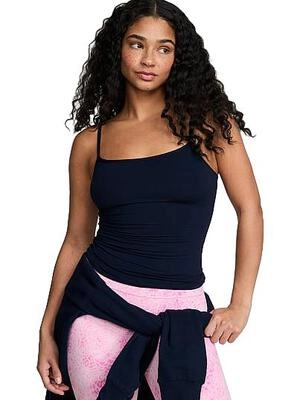 Pink Base Stretch™ Cami Blue