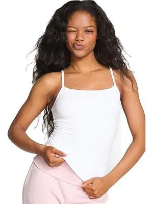 Pink Base Stretch™ Cami - White,ivory