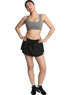 Pink Relay Tulip Skort Black