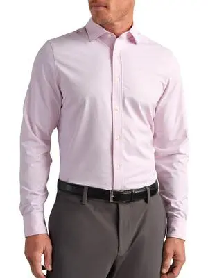 RHONE Commuter Performance Button-up Shirt - Pink Dot
