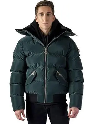 WOODPECKER Woody Bomber Quilted Coat - Green Diamond