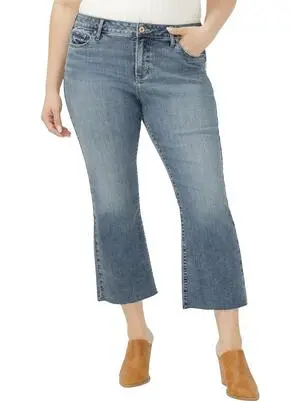 SILVER JEANS CO. Elyse Kick Flare Leg Jeans - Virginia