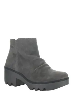 Fly London Tulp Lug-Sole Platform Bootie Diesel