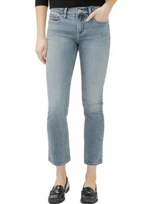 SILVER JEANS CO. Elyse Slim Straight Leg Jeans - Melville