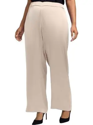 Foxcroft Ankle-length Pull-on Pants - Champagne