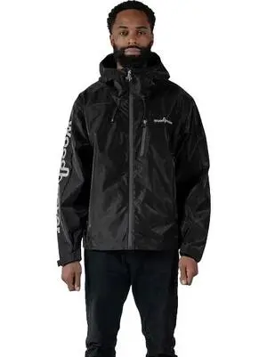 WOODPECKER Wind Rain Shell Jacket - Black Diamond
