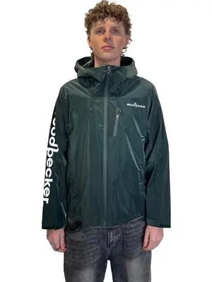 WOODPECKER Wind Rain Shell Jacket - Green Diamond