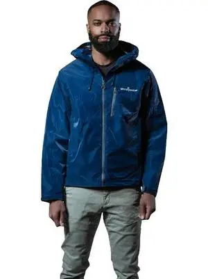 WOODPECKER Wind Rain Shell Jacket - Saphire Diamond