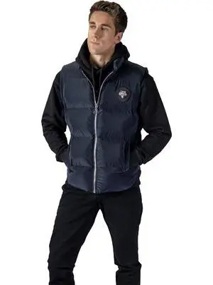 WOODPECKER Puffer Vest - Blue Diamond