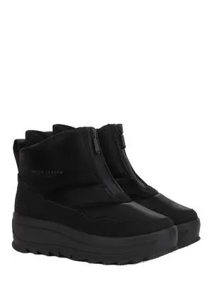 Pajar Gala Front Zip Waterproof Ankle Bootie - Black