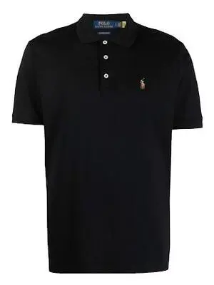 Polo Ralph Lauren Polo Shirt Ralph Lauren Short Sleeve Soft Touch Polo Shirt - Black