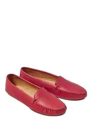 Beek Duck Leather Loafer - Red