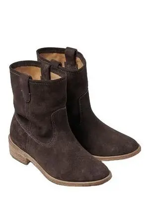 Beek Grouse Slouchy Suede Boots - Denim