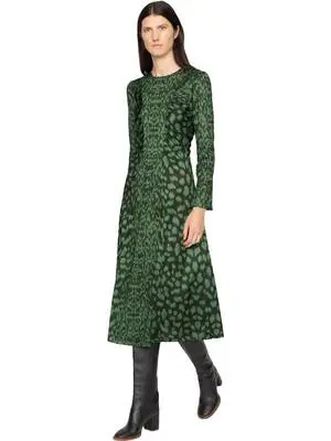 Sea Claude L/s Dress - Green