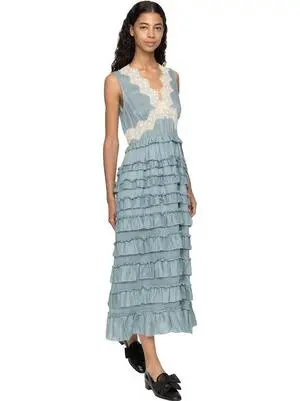 Sea Anise Maxi Dress Blue