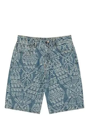 DAILY PAPER Macrame Denim Shorts