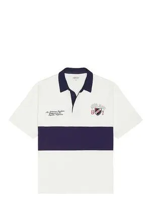 Guess Rugby Polo In White - Pristine White