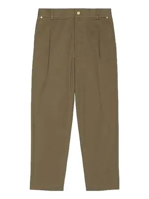 DRÃ´LE DE MONSIEUR Le Pantalon Cropped Twill Pants - Taupe