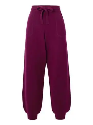 ERES Colorama Star Wool And Cashmere-blend Track Pants - Purple