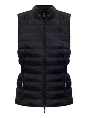 Moncler Valmarie Quilted Sleeveless Gilet - Black