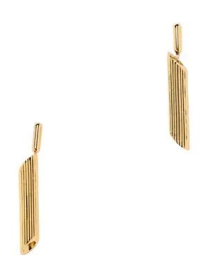 Moschino Drop Earrings - White