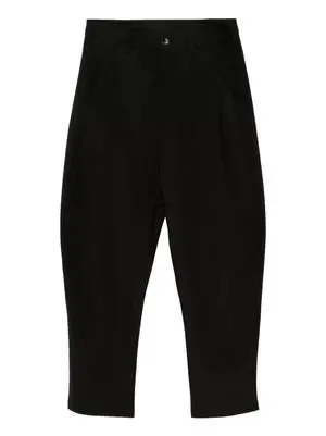 CROQUIS Tapered Trousers - Black
