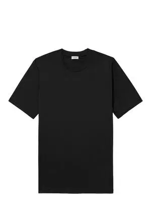 Zimmerli Sea Island Cotton-jersey T-shirt - Black