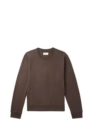 Mr P. Cotton-blend Jersey Sweatshirt - Brown