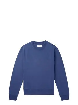 Mr P. Cotton-blend Jersey Sweatshirt - Blue
