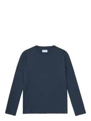 Mr P. Cotton-jersey T-shirt - Blue