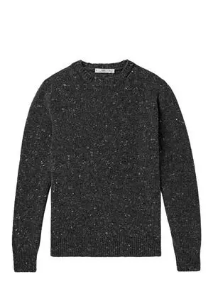 Inis Meáin Merino Wool And Cashmere-blend Sweater - Gray