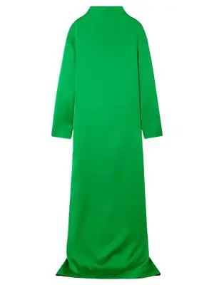 TOM FORD Oversized Open-back Gown - Green