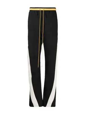 Rhude Curve Panel Track Pant - Black
