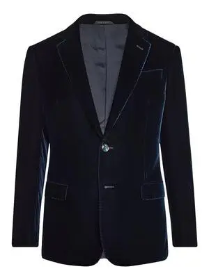 Giorgio Armani Apos;s Velvet Notch Lapel Dinner Jacket - Navy