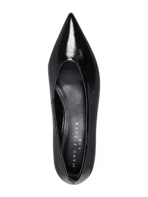 Marc Fisher Cecile Leather Pumps - Black