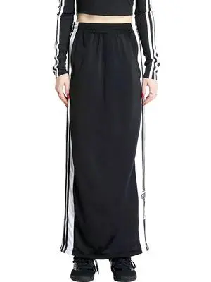 Adidas Adibreak Adicolor Side-stripe Maxi Skirt - Black