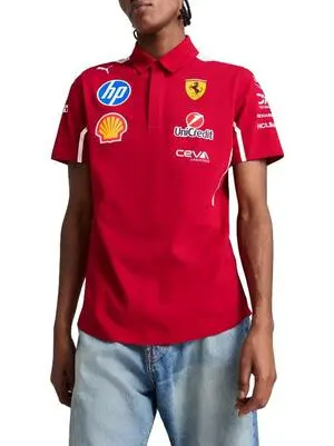 PUMA Scuderia Ferrari Team Polo - Dark Cherry
