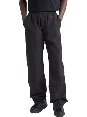 Versace Crushed Nylon Joggers - Black