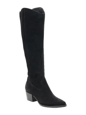 Dolce Vita Virona Water Resistant Boots - Onyx Suede H2o