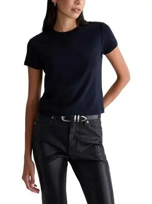 Ag Sadie Crop T-shirt - Deep Trenches