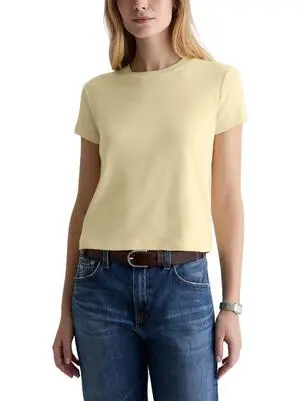 Ag Sadie Crop T-Shirt Sunlight Yellow