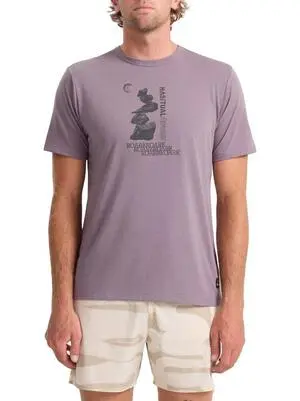 ROARK Mathis Core Performance Graphic T-shirt - Light Purple