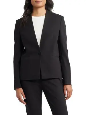 BOSS Jemma One-button Blazer - Black