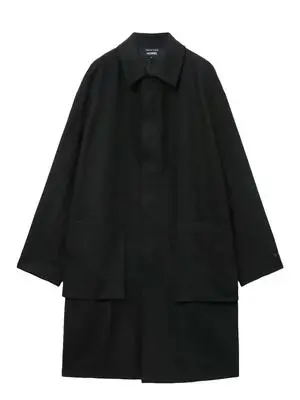 Comme Des Garçons Collared Coat - Black