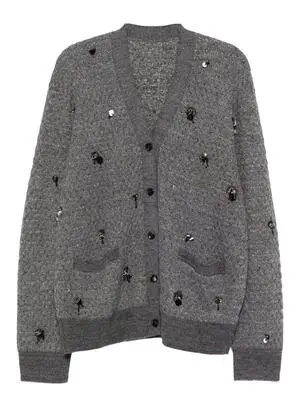 JNBY Beaded Cardigan - Grey