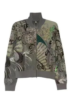 JNBY Patterned Cardigan - Grey