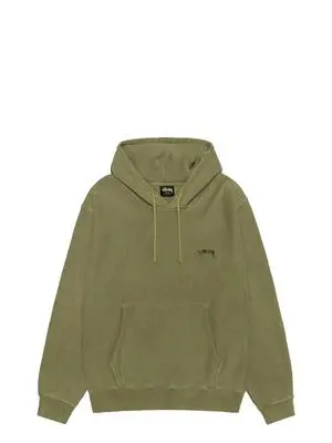 StÜssy Pigment Dyed Hoodie - Olive