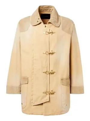 WALES BONNER Sierra Corduroy-trimmed Canvas Jacket - Beige