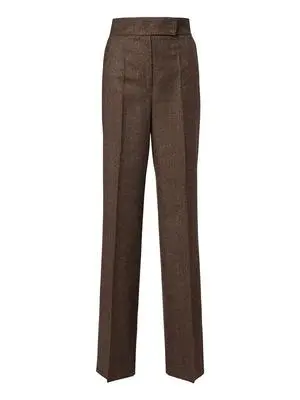 MAX MARA Virgin Wool Straight Trousers